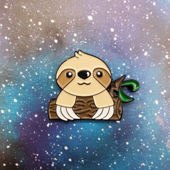 None | Jewelry | Sloth Enamel Pin | Poshmark